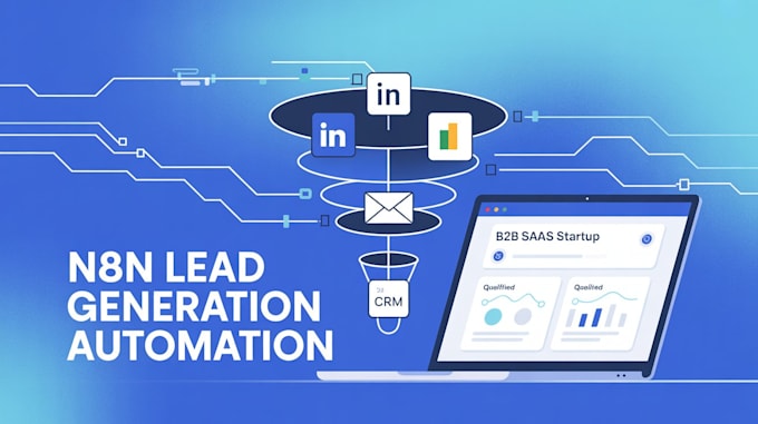 Build automate n8n lead generation n8n ai agent n8n workflows for b2b saas by Havey_bassey | Fiverr