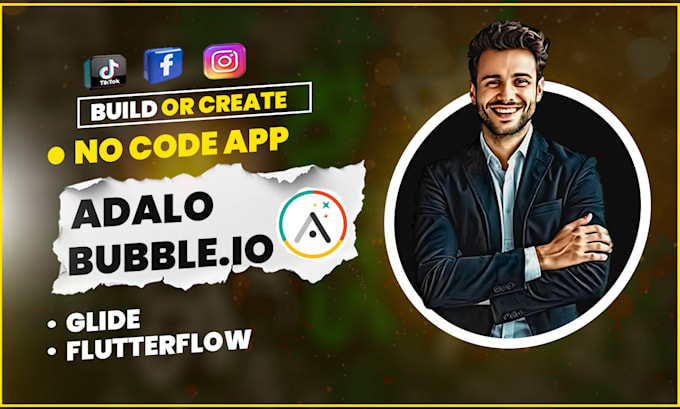 Build no code app and mvp developer using bubble, flutterflow, adalo, glide apps by Ecombamy ...