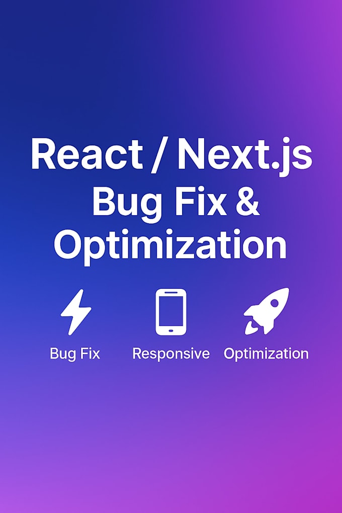 Fix bugs in your react app by Kim_kroll | Fiverr