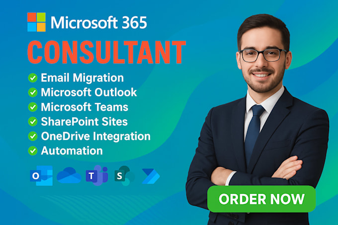 Richten sie microsoft office 365, teams, exchange und sharepoint ein