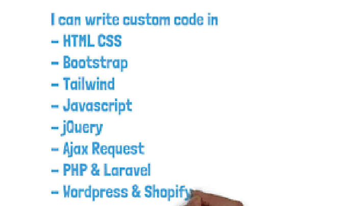 Frontend expert html, css, php, shopify, wordpress , react js,laravel by Robert230984 | Fiverr