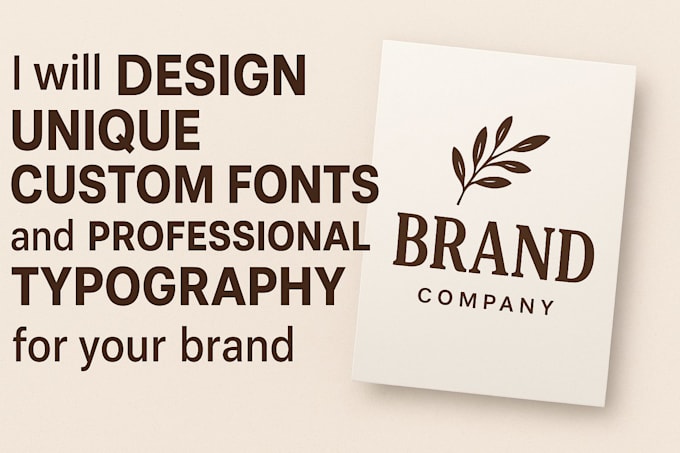 Create stylish handwritten fonts and modern typography designs by ...