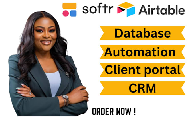 Airtable database, airtable interface, softr crm, client portal, softr ...