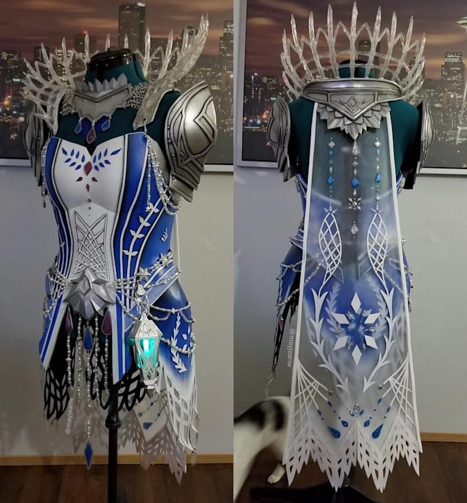 Model and print armor fabric armor wearable cosplay commission custom ...