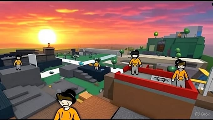 Create roblox full game obby, tycoon, vfx, map, simulator, full game ...