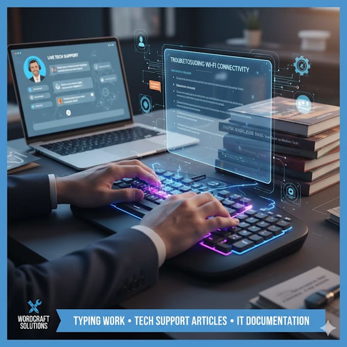 Provide coding support, troubleshoot tech problems, and handle typing ...
