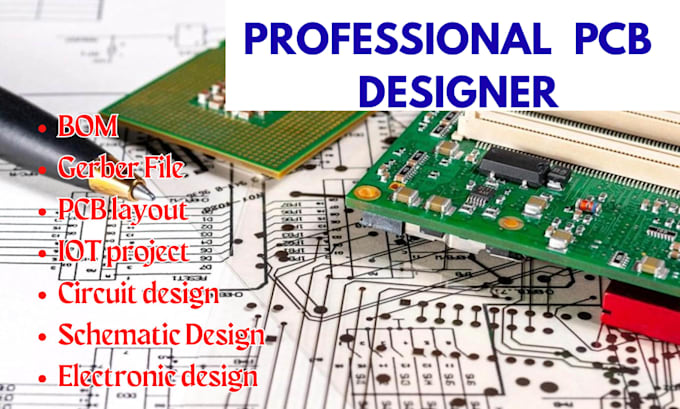 Design pcb esp schematic circuit board layout using kicad or altium by ...
