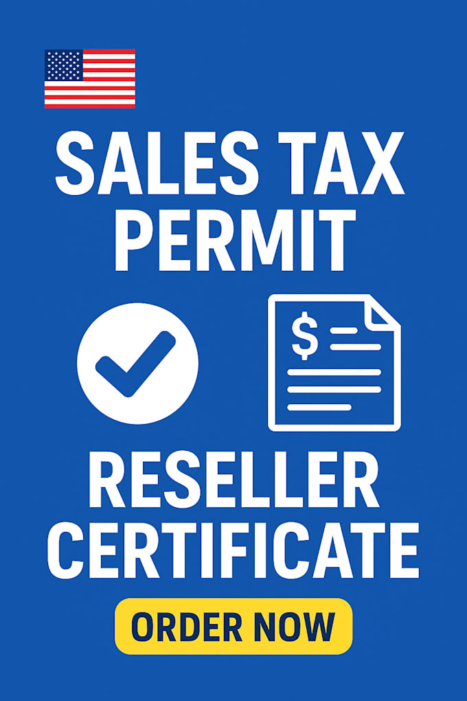 Obtain your us sales tax permit and reseller certificate by Shayan15 ...