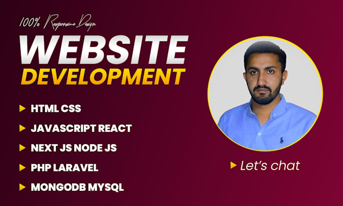 Do professional website development using html, css, javascript, php and laravel by Poxon455 ...