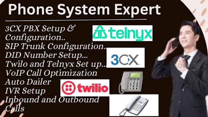 Integrate auto dialer, setup twilio, telnyx, did numbers by Oladimeji_tec | Fiverr