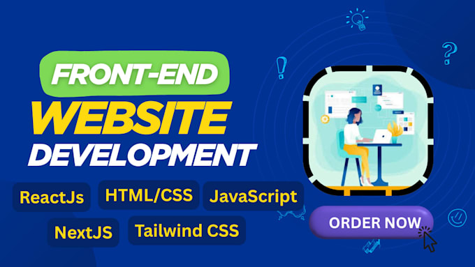 Design responsive web frontend using reactjs and nextjs by ...