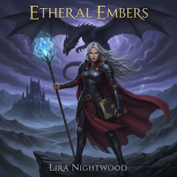 Draw fantasy character illustration, book cover art by Saegardas | Fiverr