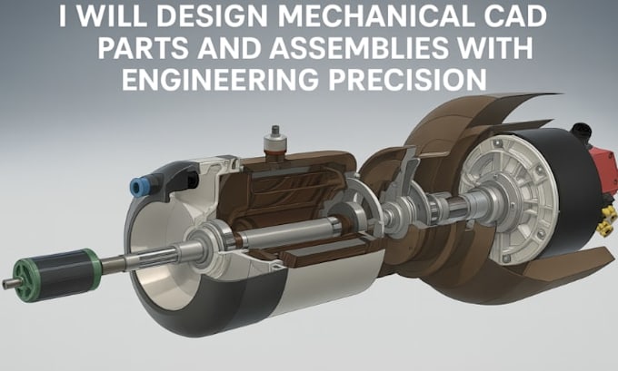 Design mechanical cad parts and assemblies with engineering precision ...