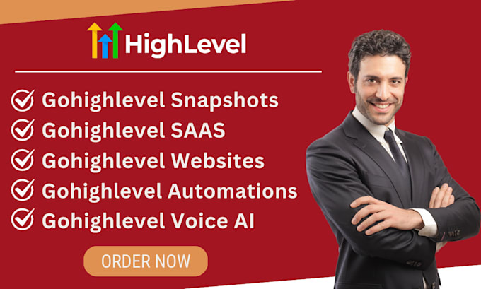Gohighlevel snapshot ghl saas ghl workflow ghl landing page ghl expert ...