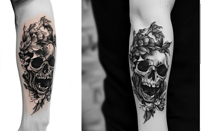 Custom a tattoo design of tattoo sleeve by Dijonaerrya | Fiverr