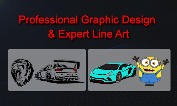 A professional graphic design and expert line art by Syed_haiderraza ...