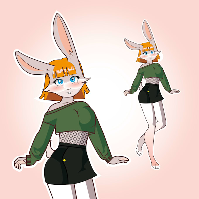 Furry character and cartoon for you by Yoshu37 | Fiverr