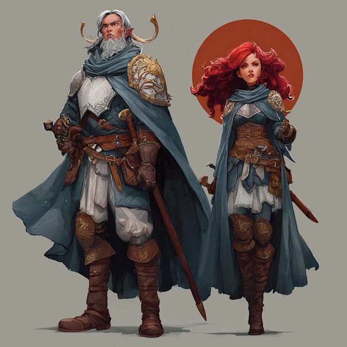 Dnd character art and dnd character art by Wilonebster | Fiverr