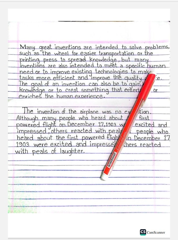 Write anything with my neat and clear handwriting by Afraraina | Fiverr