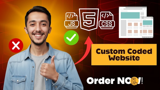 Develop a fast and modern website using html, css , javascript by ...