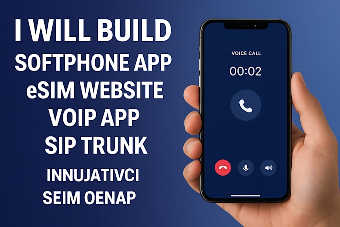 Build softphone app, linphone app, esim app, voip app, sip trunk app by ...