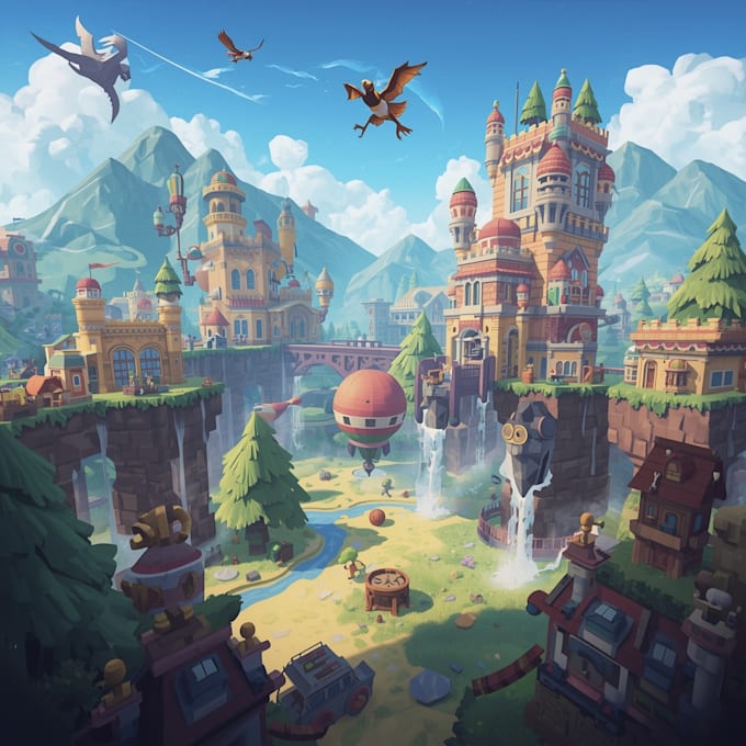 Create realistic game environments and level design in unreal engine 5 by Deck_agency | Fiverr