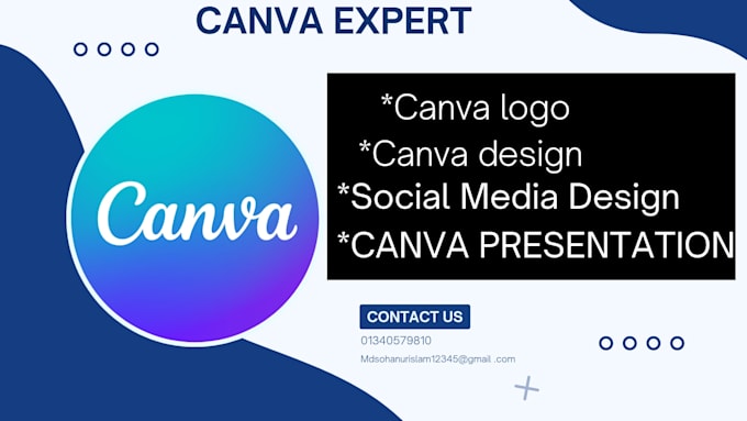 Design anything with canva by Sohanurislam123 | Fiverr