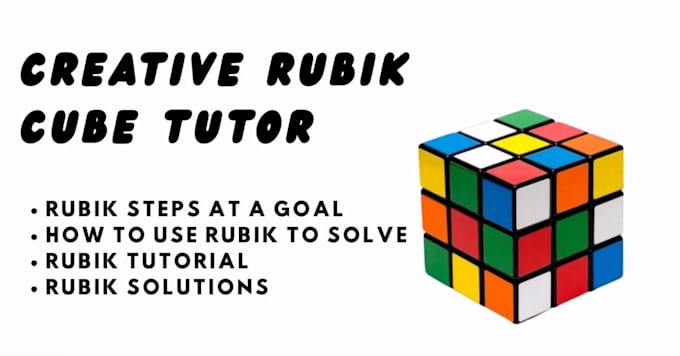 Teach you how to solve a rubiks cube and tips by Gerarmc | Fiverr