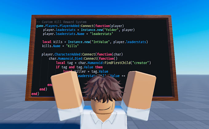 Programo scripts profesionales de roblox para tu juego
