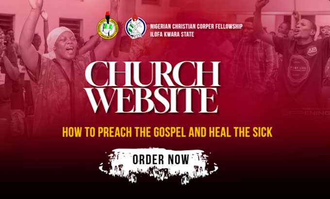 Create church website, ministry website with donation button by ...