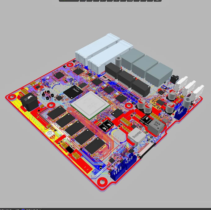 Do pcb design schematic circuit pcb layout pcb board esp32 stm32 mqtt ...
