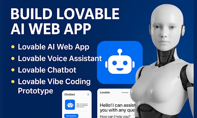 Build lovable ai web app, lovable ai vibe coding, lovable voice bot gpt web app by Bep_app | Fiverr