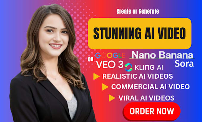 Create stunning ai video ads in veo3 runway kling sora ai nano banana commercial by ...