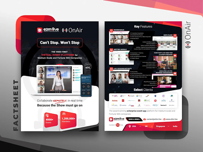 Design flyer, fact sheet, one pager and business sell sheet in 1 hour ...