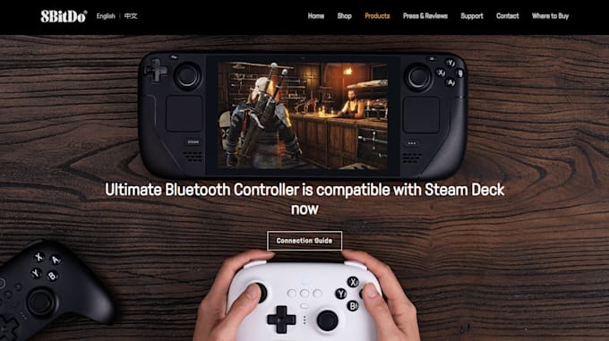 Design a professional shopify gaming store for bluetooth game ...
