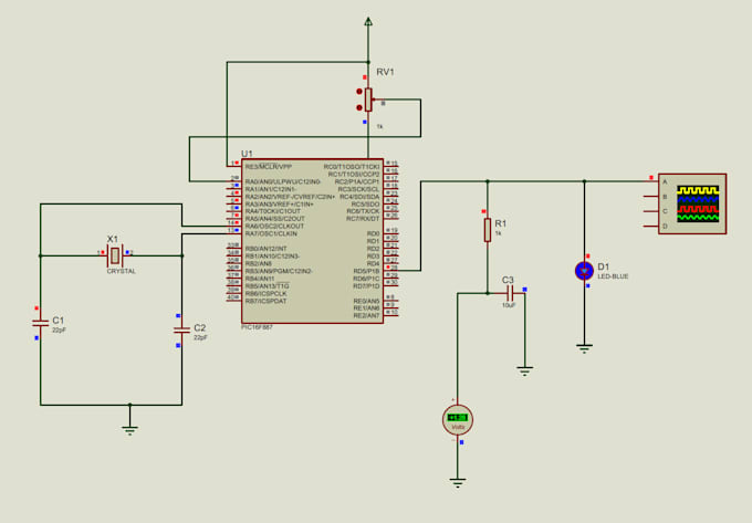 Design and simulate electronic circuits in proteus or multisim by ...