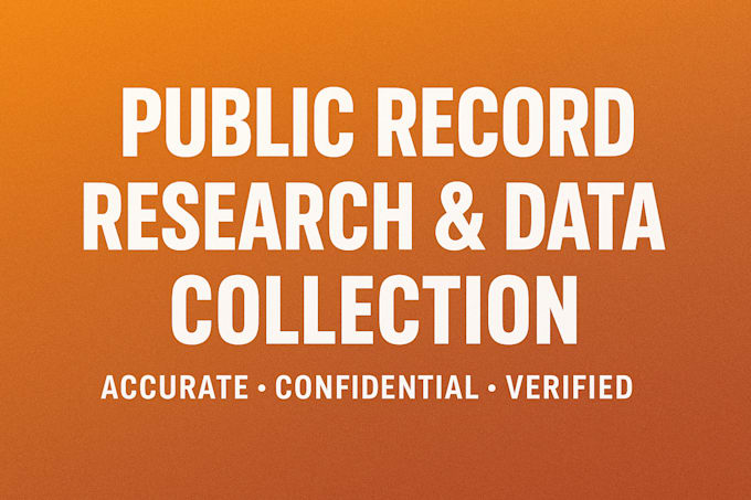 Create and verify usa public records property court data manually by ...