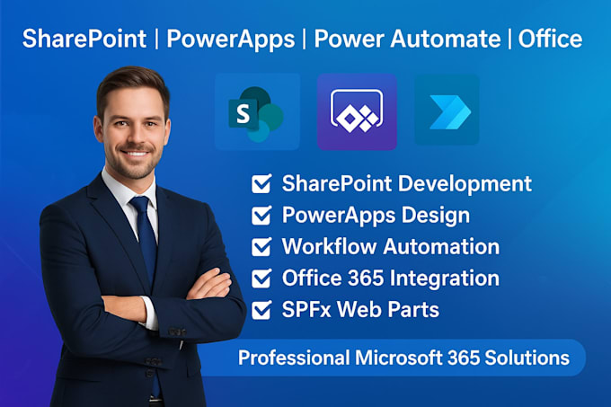 Develop customize sharepoint powerapps power automate office 365 ...