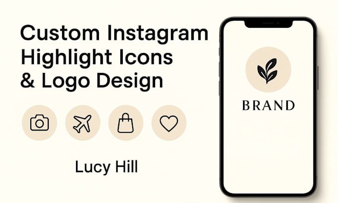 Design a unique custom instagram highlight icon or logo by Lucy__hill ...