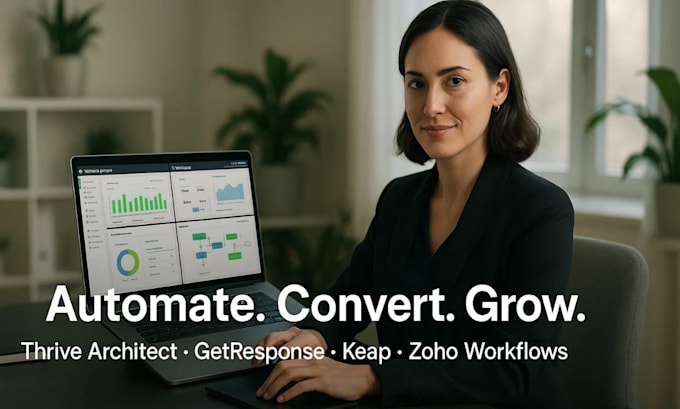Build thrive architect thrive themes getresponse, keap zoho workflows ...