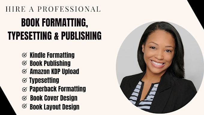 Formatting and typesetting, cover, layout design for amazon, kdp book ...