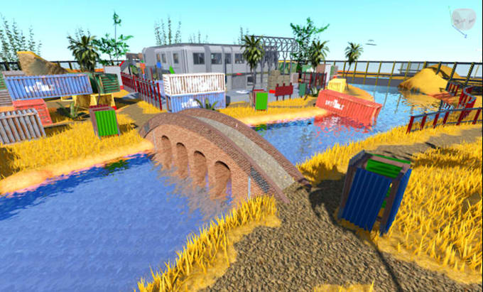 Build a roblox game low poly map, roblox map builder, roblox studio ecnvironment by Jeosusan ...
