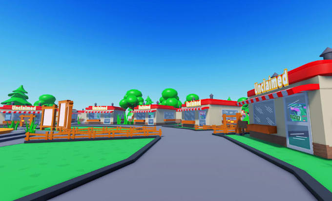 Build a low poly map, terrain, roblox environment for your roblox game ...