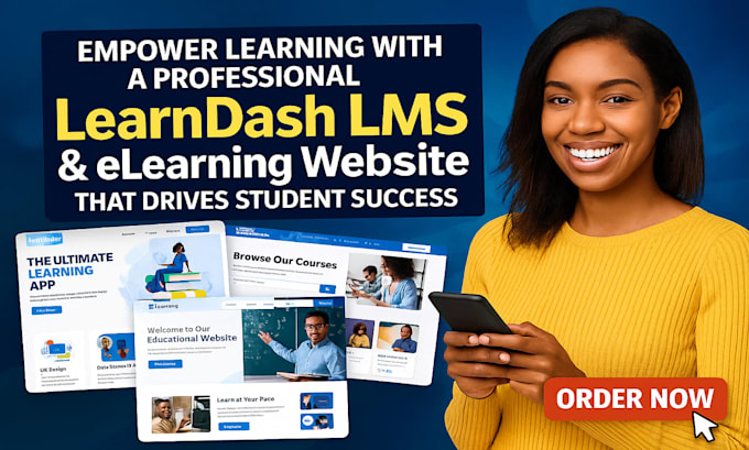 Build learndash lms elearning or education website for online courses or schools by Dorothy ...
