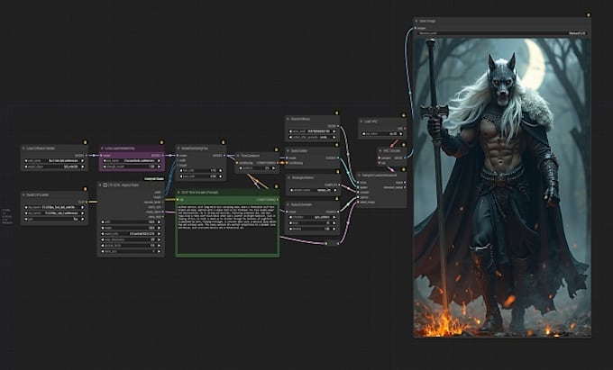 Comfy ui stable diffusion train lora flux image for comfy ui design ...