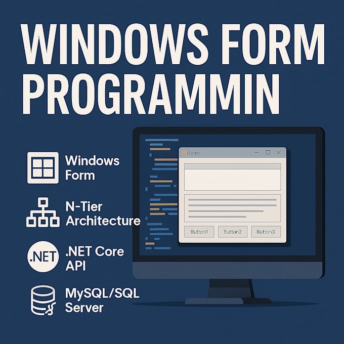 Develop desktop application using winforms, devexpress by Jun_ld | Fiverr