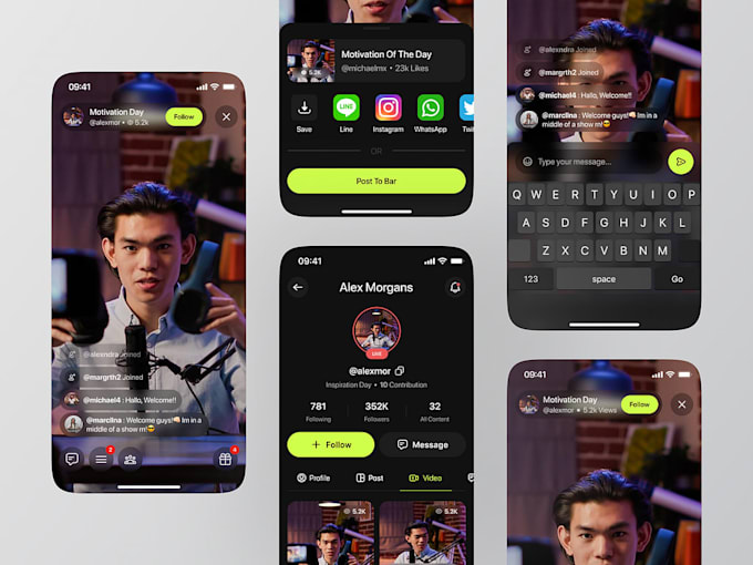 Build ai real time face swap avatar live streaming webrtc sfu video ...