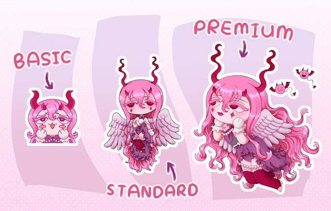 Draw cute anime chibi art, emotes, stickers, pfp by Anna_haivak | Fiverr