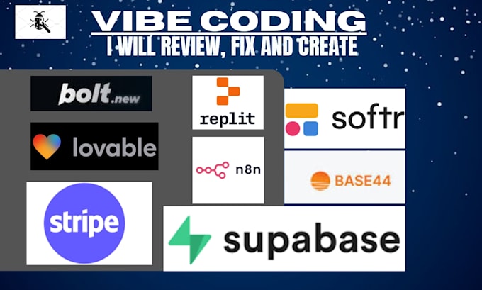 Créer vibe coding, lovable, replit, softr, corriger vibe coding, base44, n8n