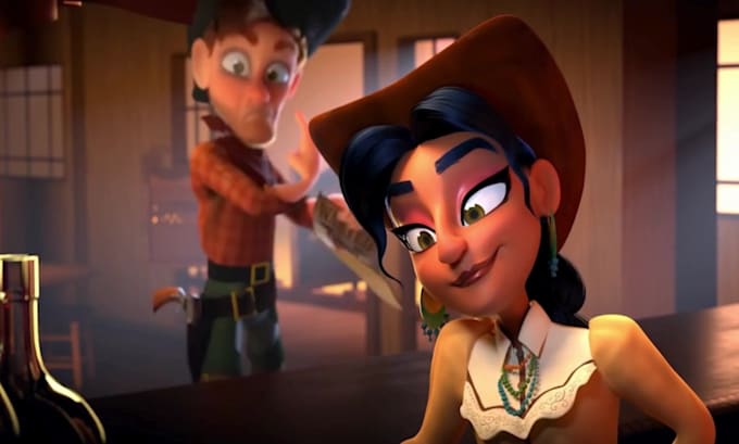 Do custom 3d cinematic cartoon animation disney pixar short film and ...